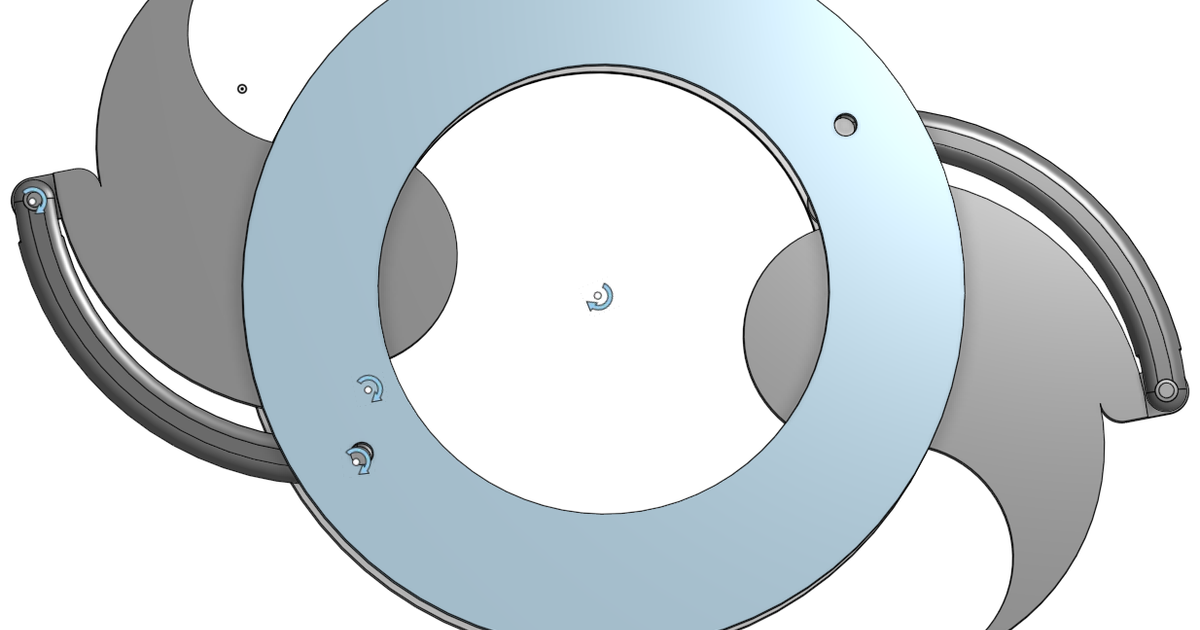Two leafs iris by maxminh | Download free STL model | Printables.com