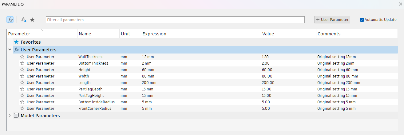 Stackable Parametric Storage Bin (Fusion 360) by ECF | Download free ...