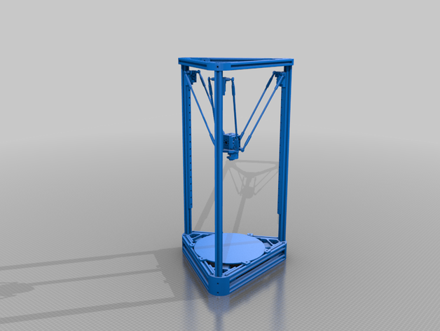 Flipped Kossel Assembly by Gianfranco | Download free STL model ...