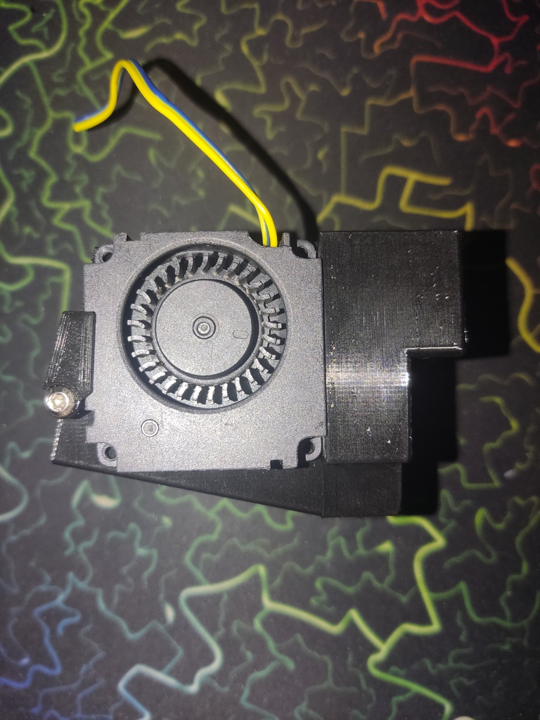 Ender 3 NEO fan cage Satsana remix 4010 stock blower fan by Grazzes | Download free STL model ...