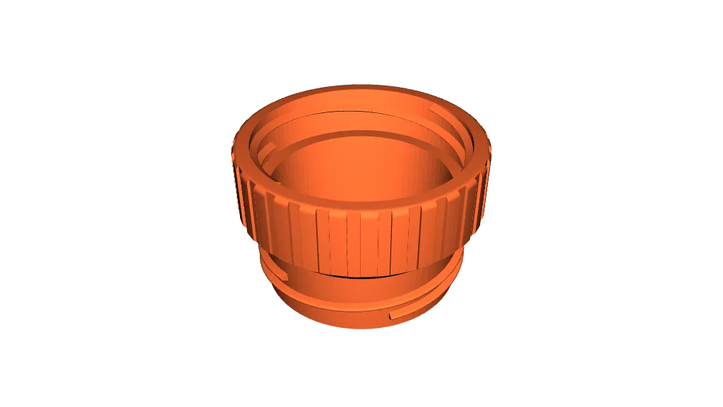 38mm thread adapter for PET bottles by Simeon | Download free STL model ...