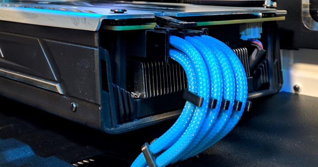 Cable Comb PCIe 8PIN 2x4 for braided sleeved cables by Lab3Dp ...