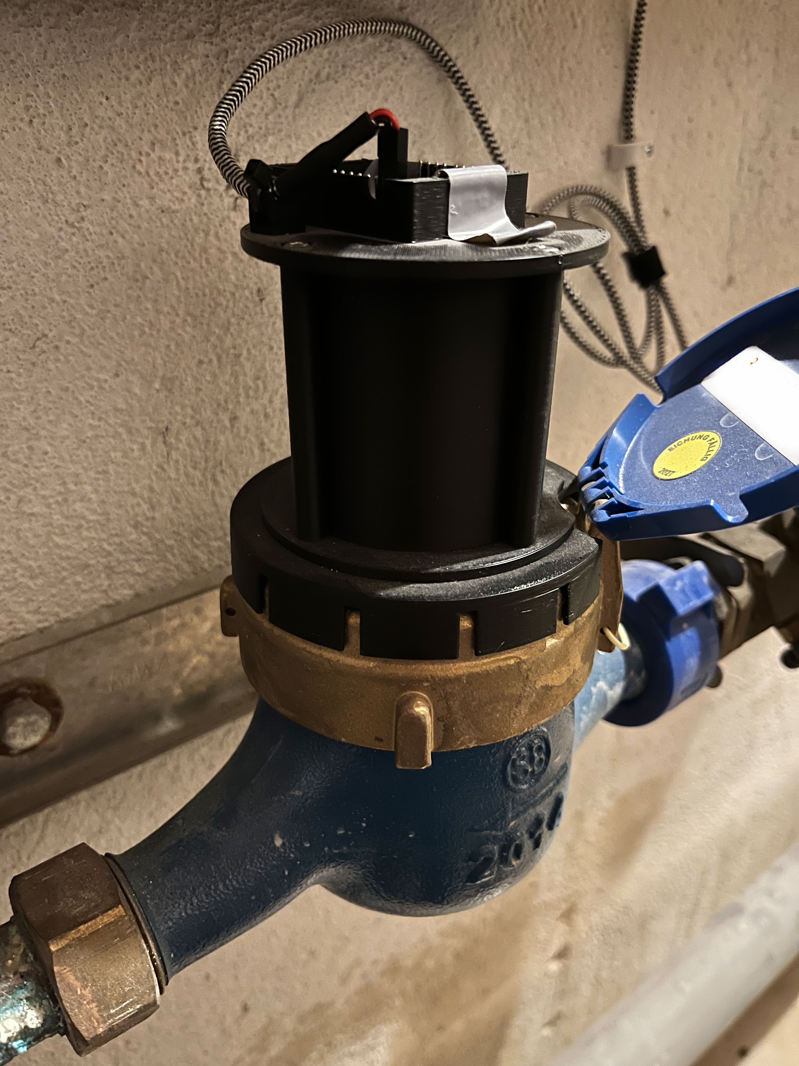 AI-On-the-edge watermeter mount Biesenthal / DIEHL Corona MWI by ...