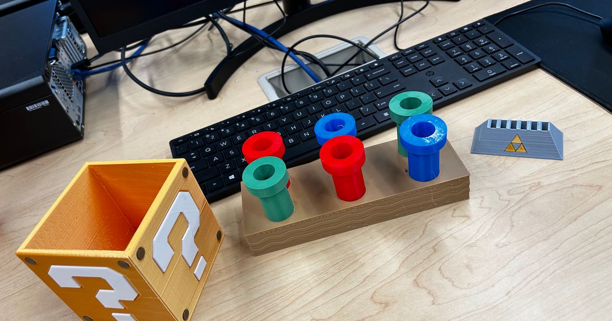 Nintendo Office Supplies by Michael Quinney | Download free STL model ...