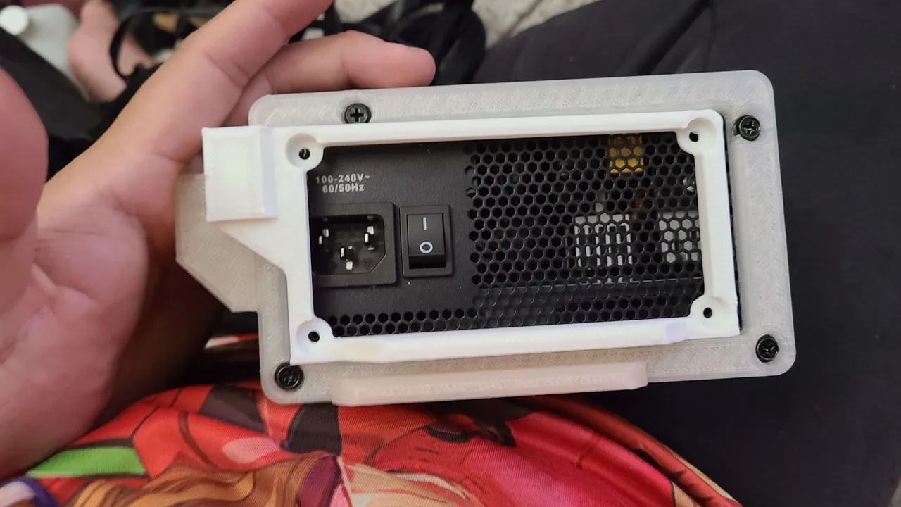 bracket for bigger PSU for cube ITX pc case by ontopathogenic ...