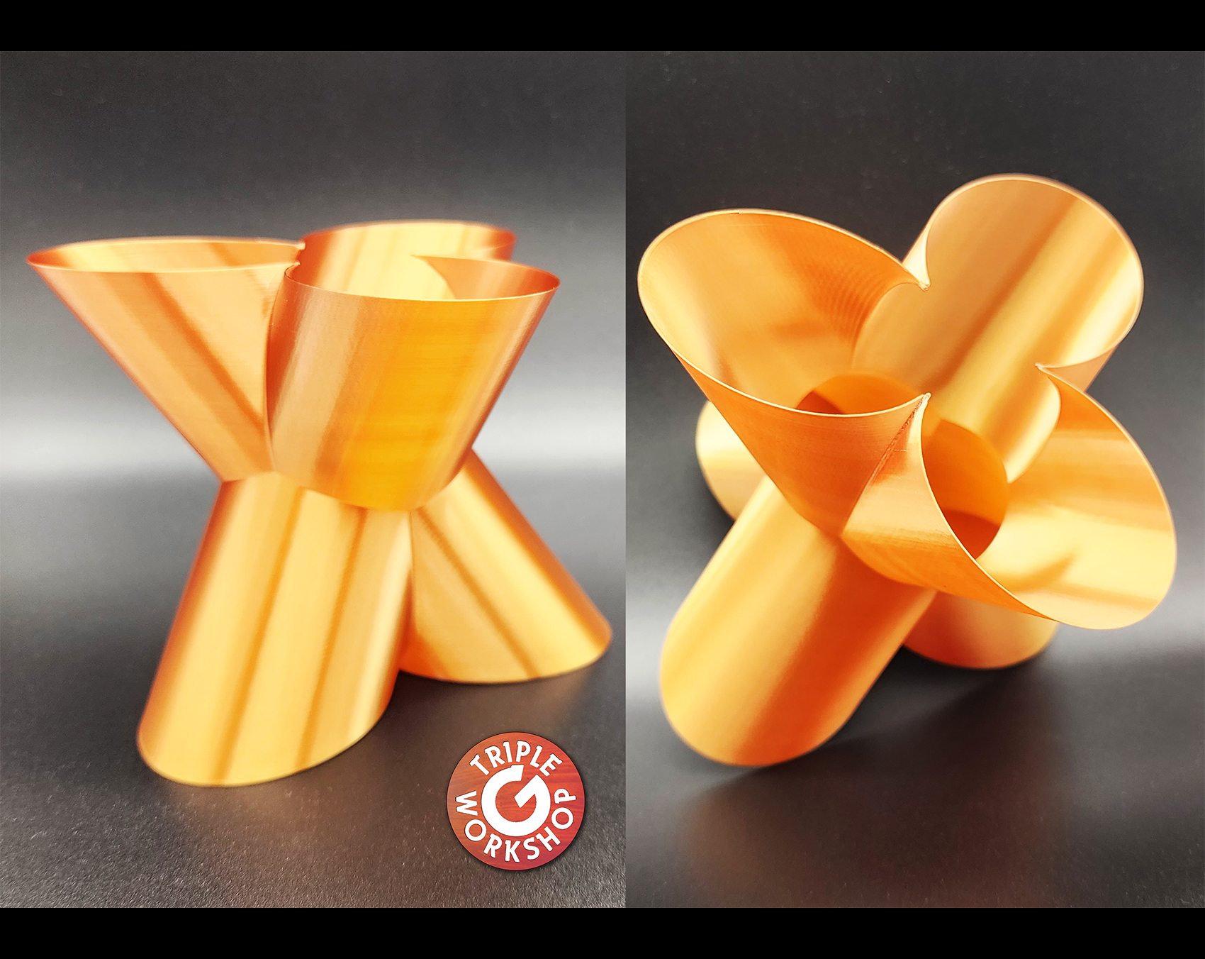 Triad Spiral Vase by Triple G Workshop | Download free STL model | Printables.com