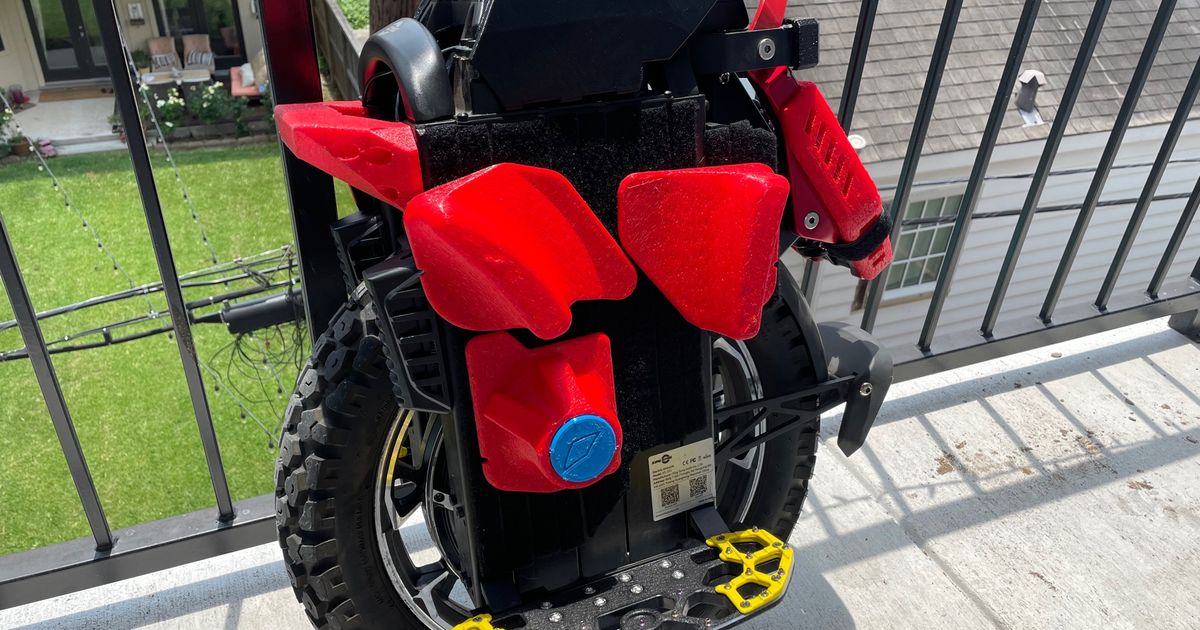 Fly's Electric Unicycle (EUC) Pads by Flygonial | Download free STL ...