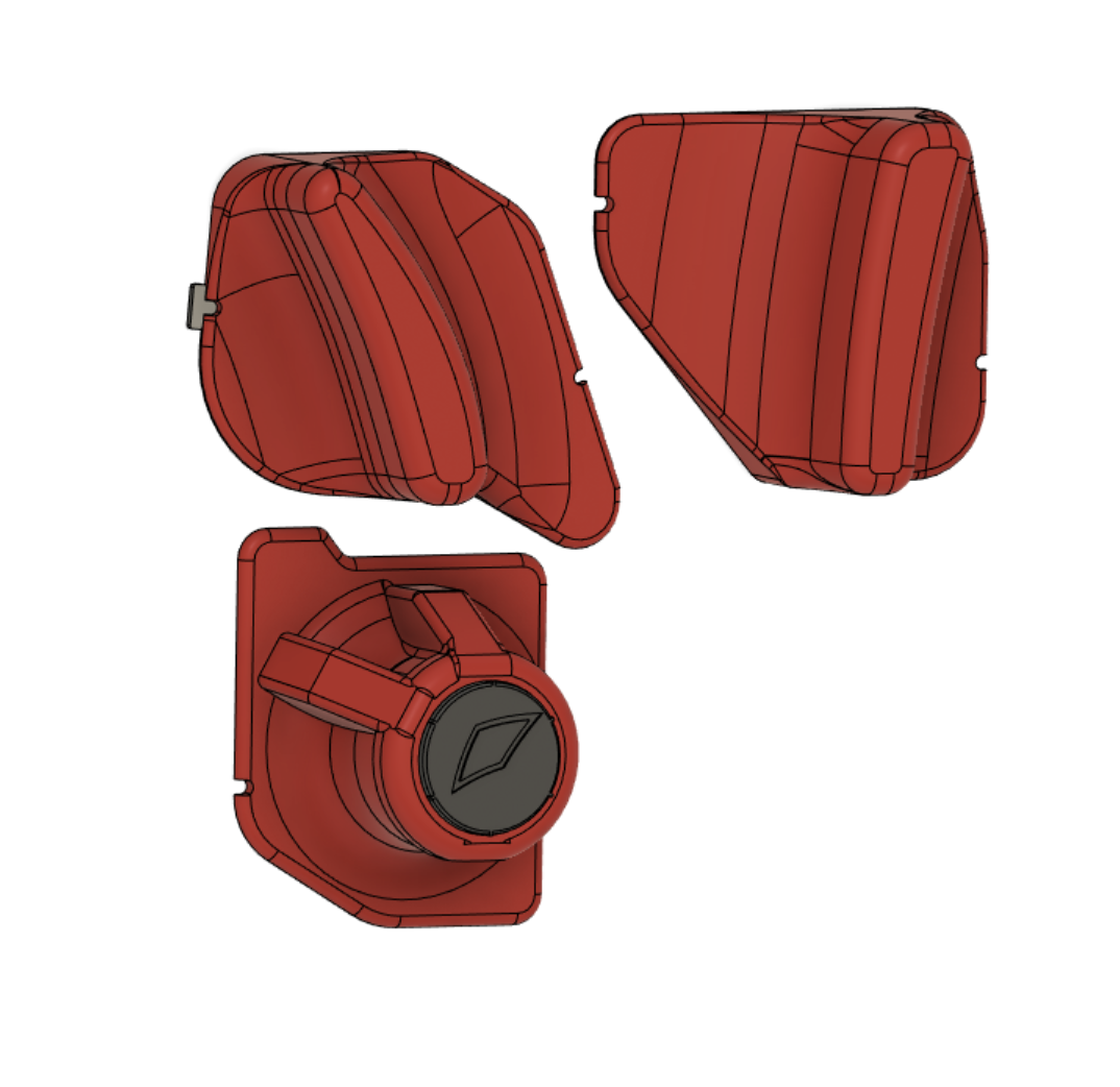 Fly's Electric Unicycle (EUC) Pads by Flygonial | Download free STL ...