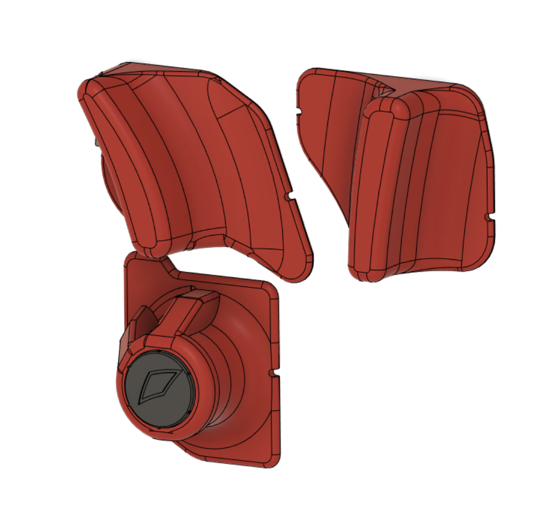 Fly's Electric Unicycle (EUC) Pads by Flygonial | Download free STL ...