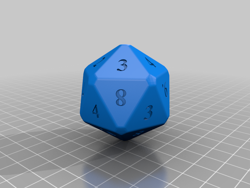 50 mm polyhedral dice by Alex Evans | Download free STL model ...