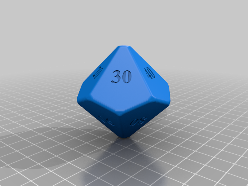 50 mm polyhedral dice by Alex Evans | Download free STL model ...