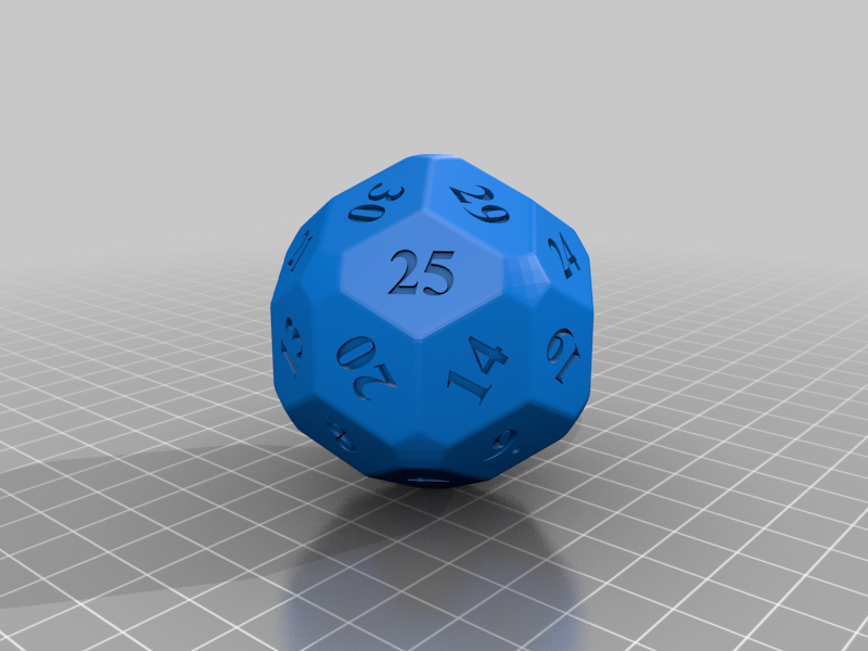 50 mm polyhedral dice by Alex Evans | Download free STL model ...