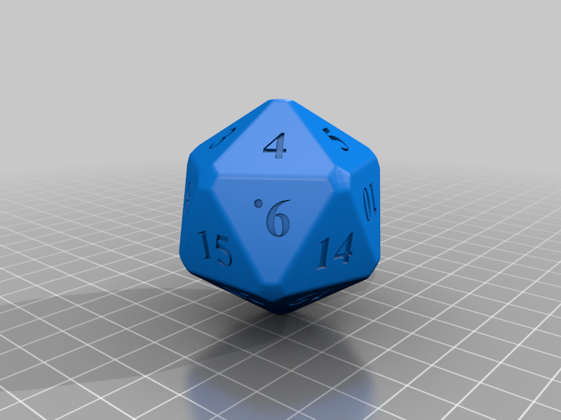 50 mm polyhedral dice by Alex Evans | Download free STL model ...