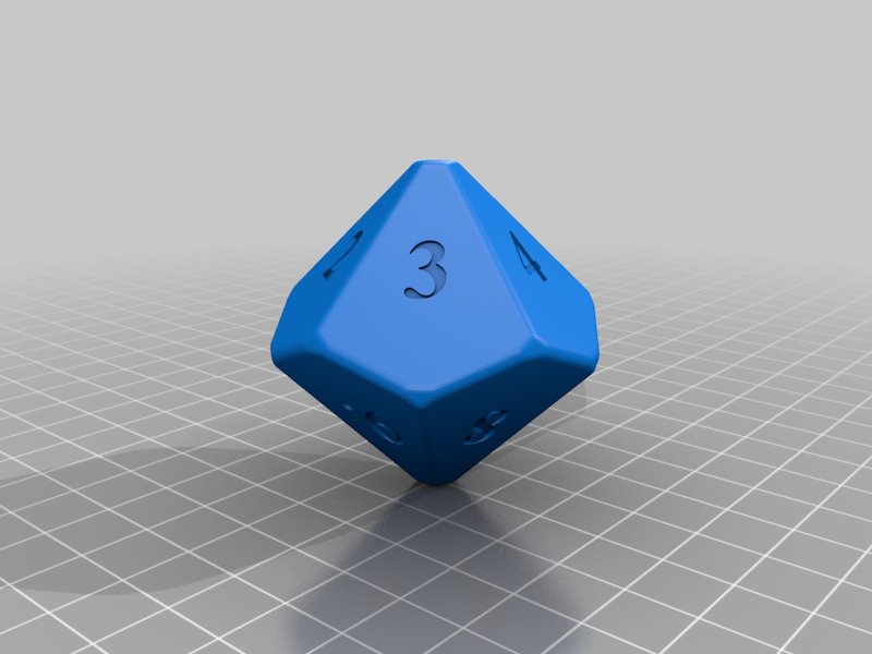 50 mm polyhedral dice by Alex Evans | Download free STL model ...