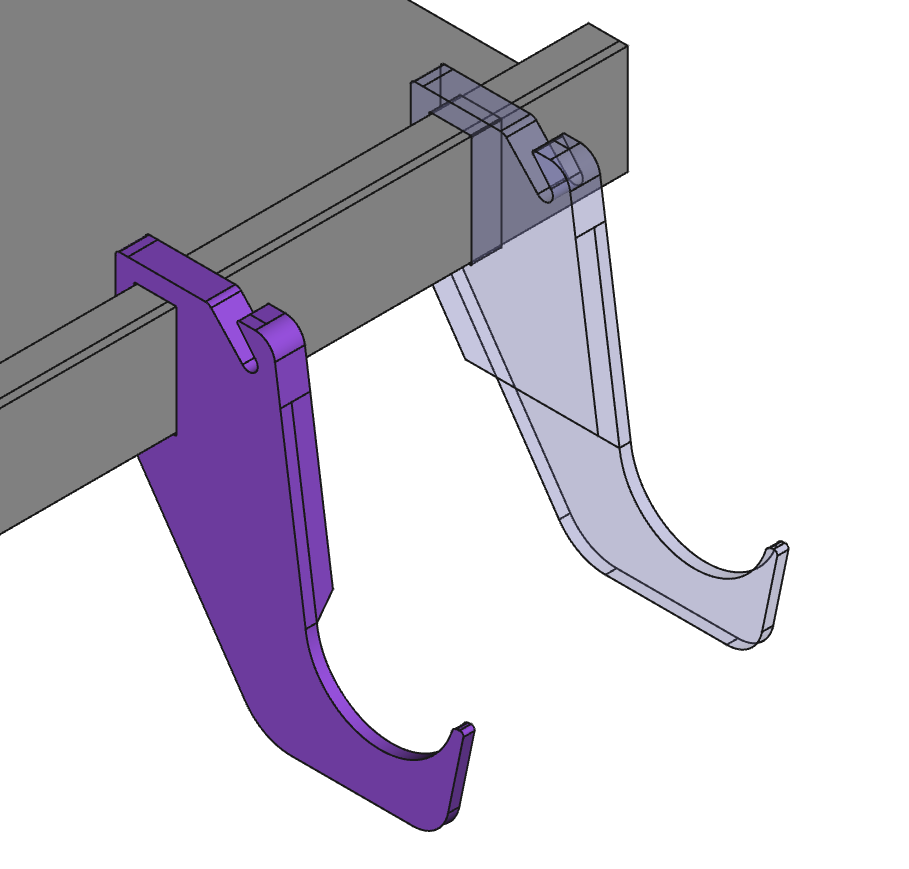 Gamecube controller (and others) supports for IKEA MOSSLANDA shelf by ...
