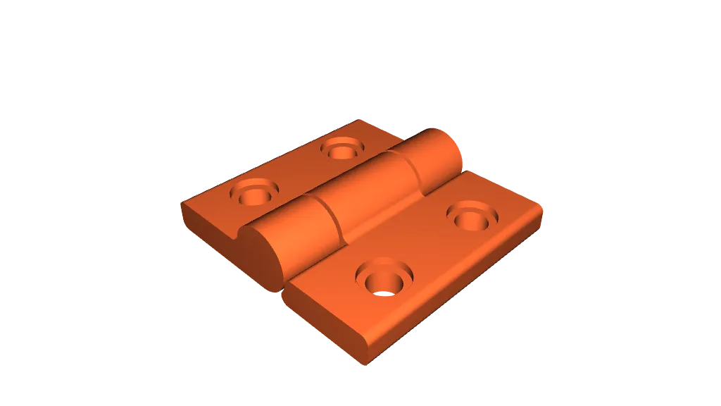 Print in Place Hinge by remotelove | Download free STL model ...