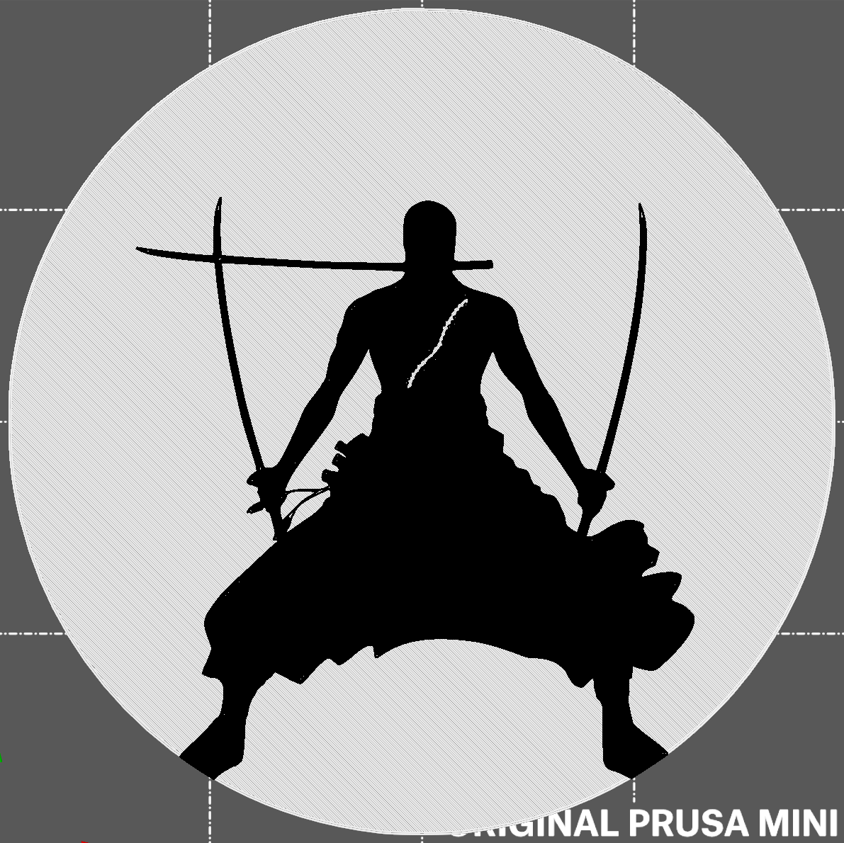 Roronoa Zoro Silhouette - 2 Colors by Triple G Workshop | Download free ...