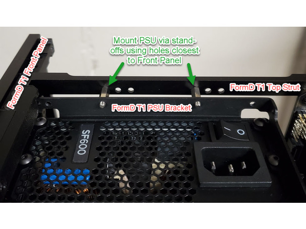 FormD T1 PSU Supports by DG | Download free STL model | Printables.com