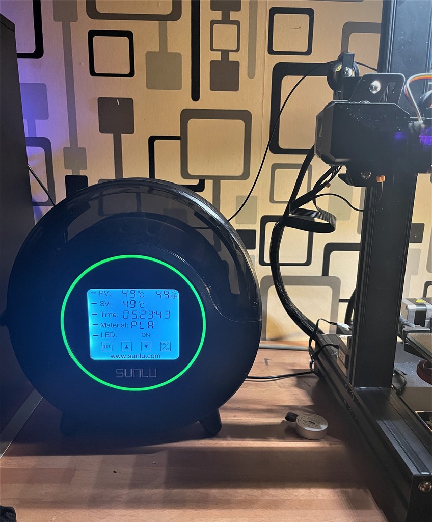 Ender 3 v2 NEO - Filament guide for Sunlu Dryer by FreddeVat | Download ...