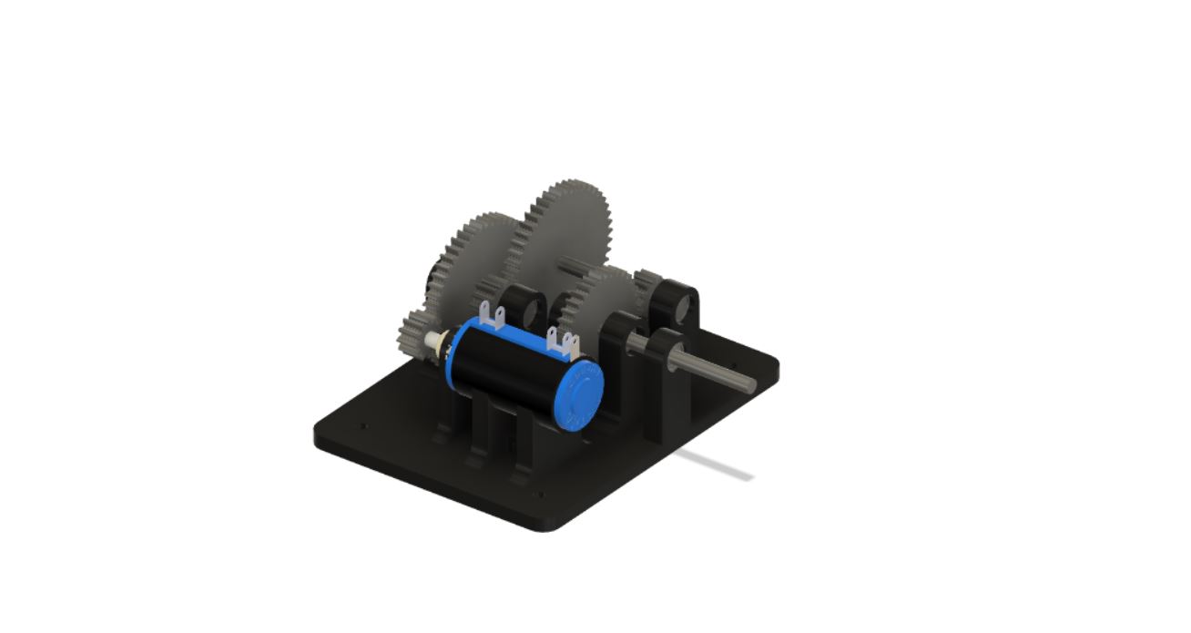 Speedo track Gear Box with Potentiometer by Rownak Rayhan | Download ...