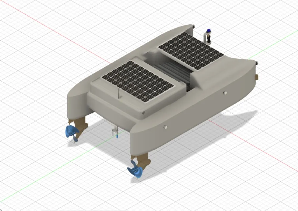 River Surface Cleaning Robot by Rownak Rayhan | Download free STL model ...