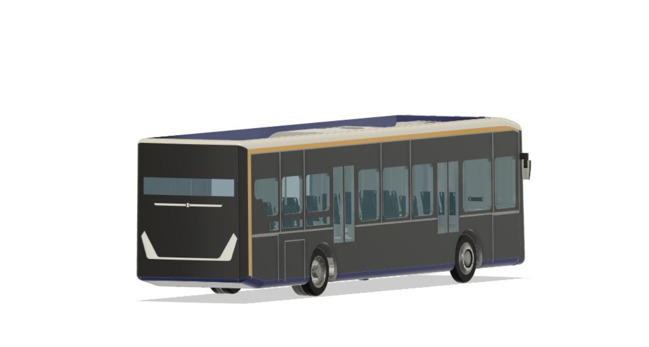 Electric Bus Model(3d Printable) by Rownak Rayhan | Download free STL ...