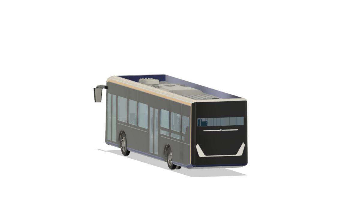Electric Bus Model(3d Printable) by Rownak Rayhan | Download free STL ...