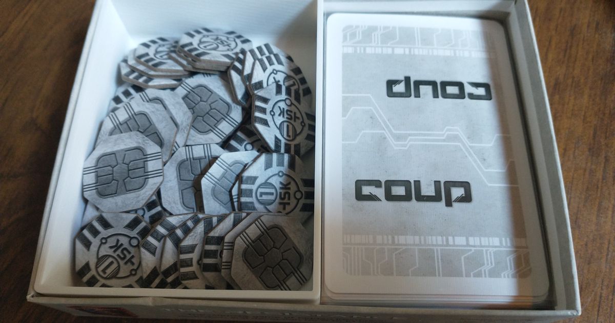 Coup board game Insert by The Cyberpunk Raven | Download free STL model ...