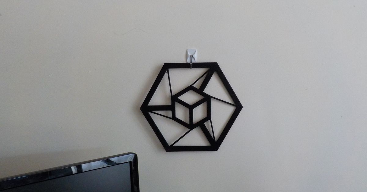 Tesseract wall art by NickeyTheBlade | Download free STL model ...