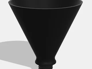 Threaded Oil Funnel by KyleG | Download free STL model | Printables.com
