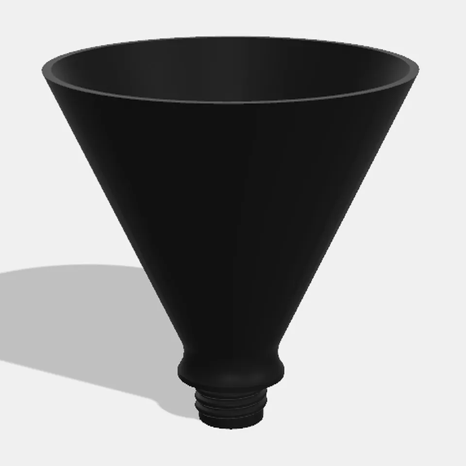 Threaded Oil Funnel by KyleG | Download free STL model | Printables.com