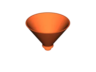 Threaded Oil Funnel by KyleG | Download free STL model | Printables.com