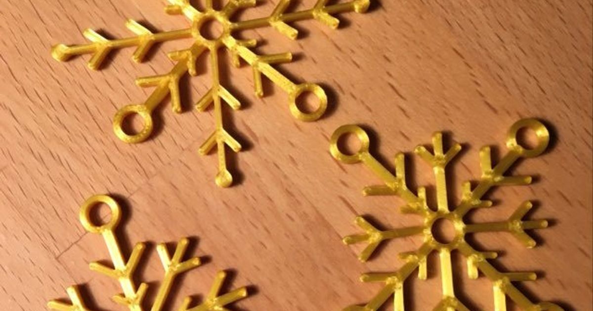 Christmas Snowflake by Hannah | Download free STL model | Printables.com
