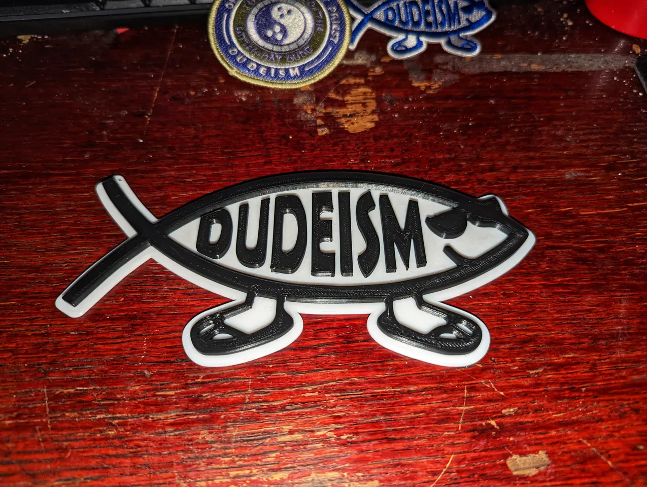 The Dudeist Fish by SpokaneDudeist | Download free STL model ...