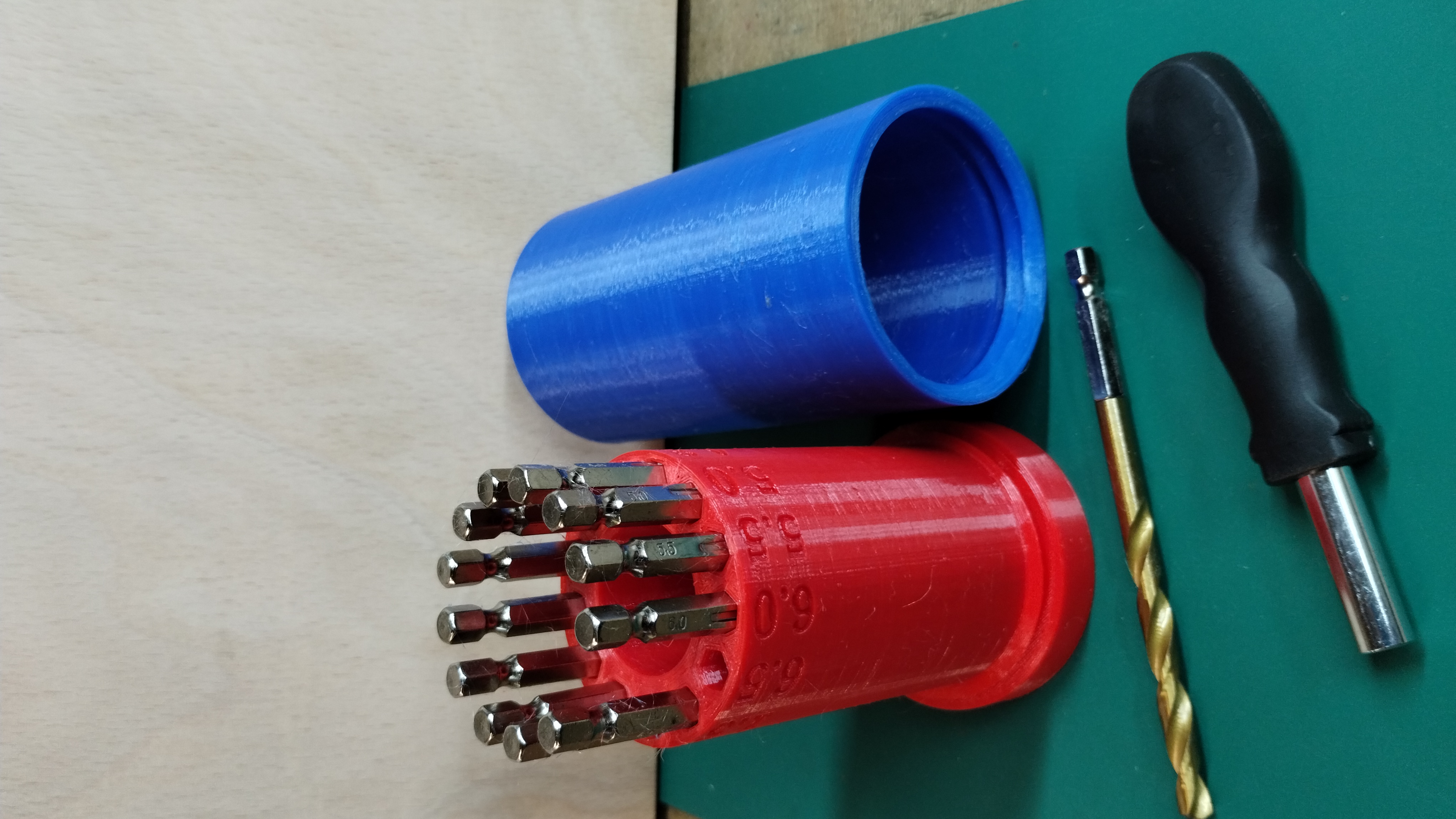 13 Piece Hex Shank Drill Bit Holder / case - 1.5mm - 6.5mm by ...