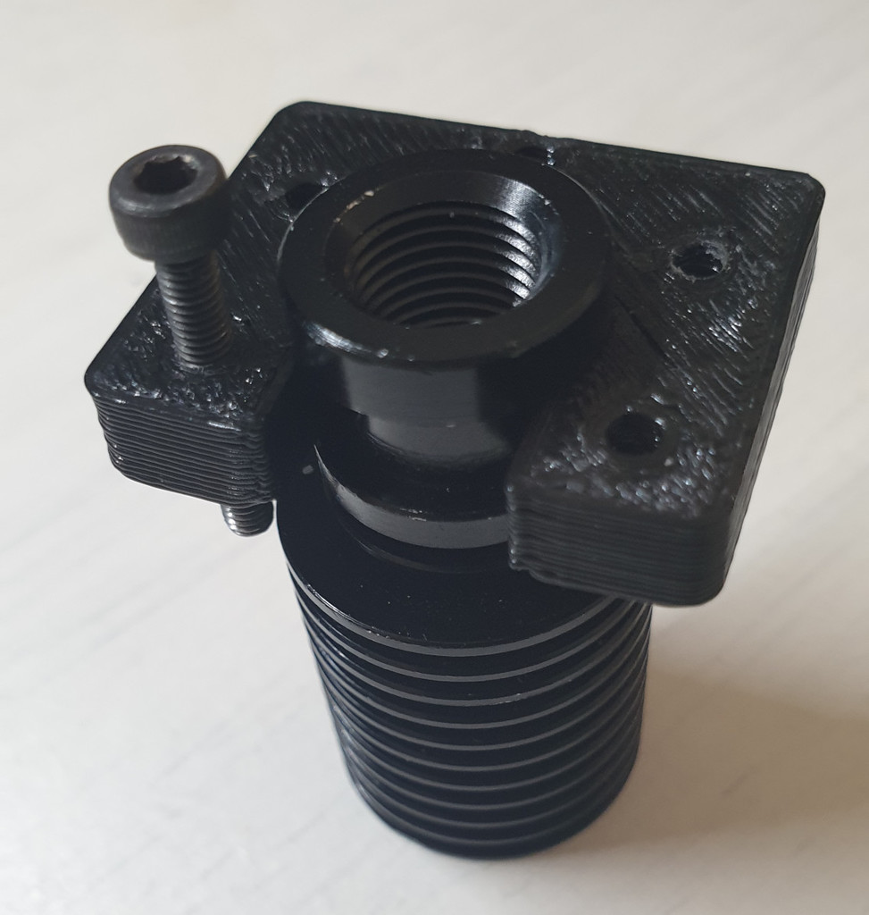 E3D V6 Hot End holder / mount for Kossel by goth2k | Download free STL ...