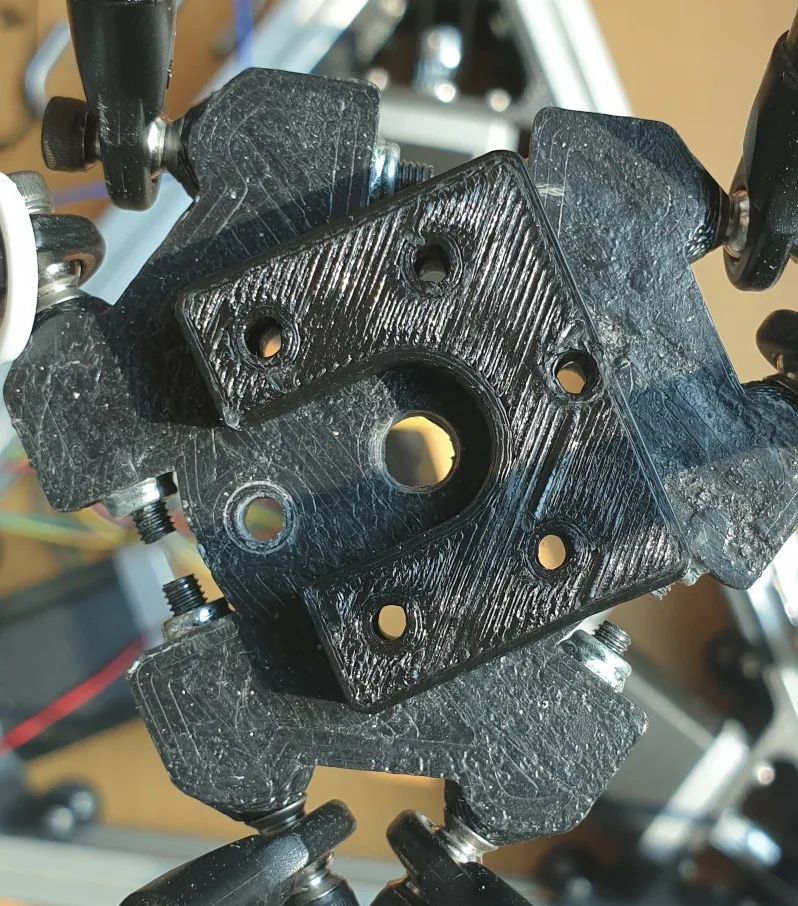 E3D V6 Hot End holder / mount for Kossel by goth2k | Download free STL model | Printables.com