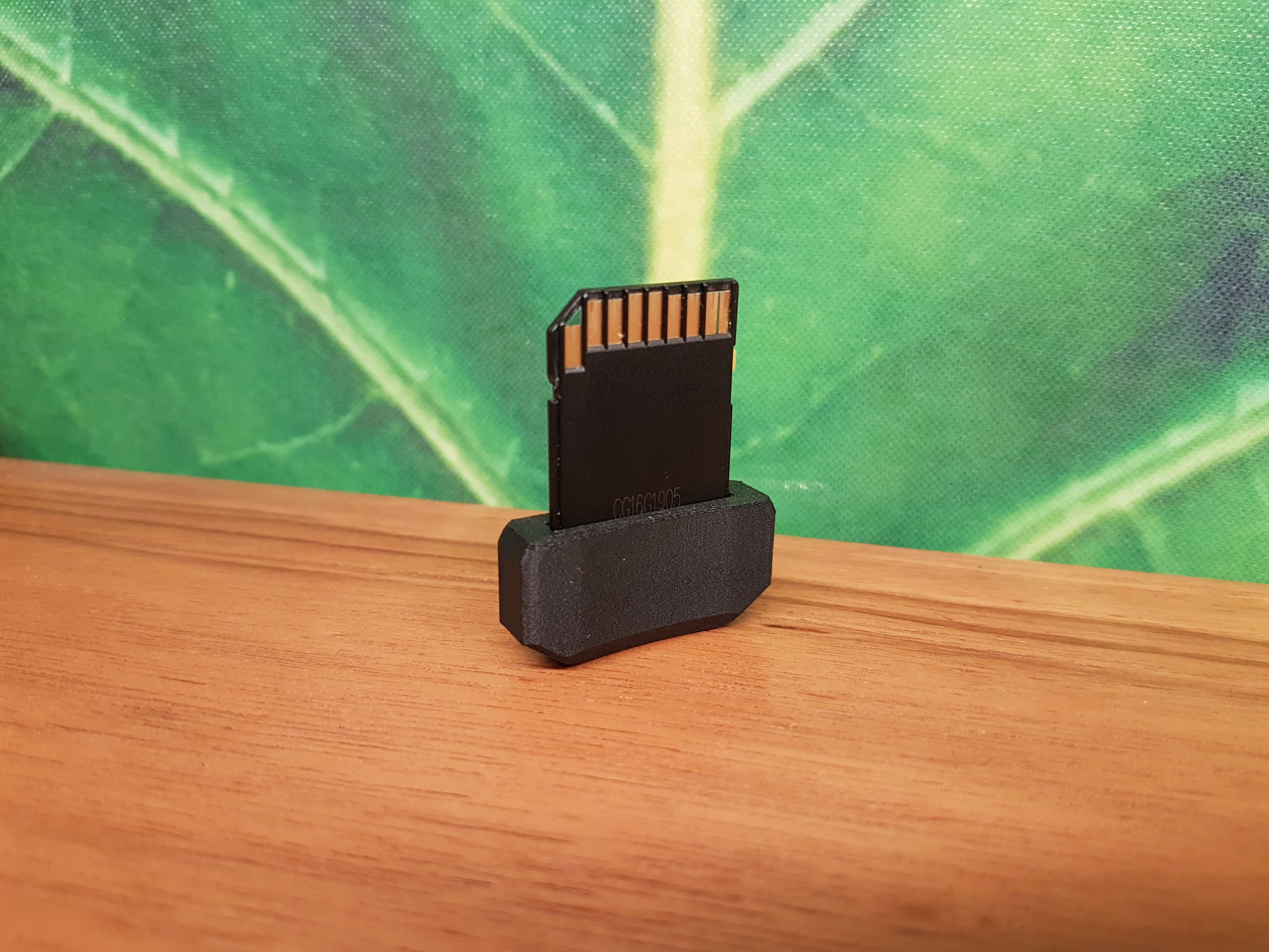 SD Card Handle by Extrutim | Download free STL model | Printables.com
