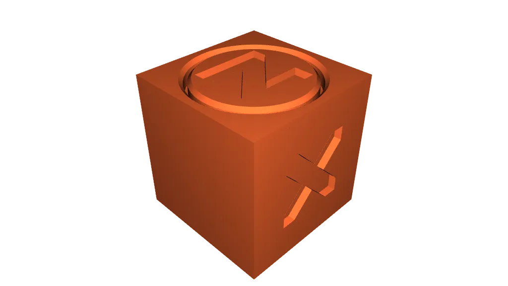 Fidget spinner calbration cube by WubWub.One | Download free STL model ...