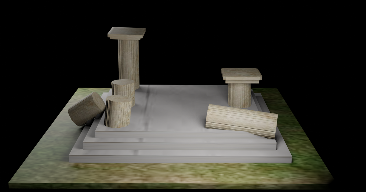 Ancient Ruins by Theofanis Xanthis | Download free STL model ...