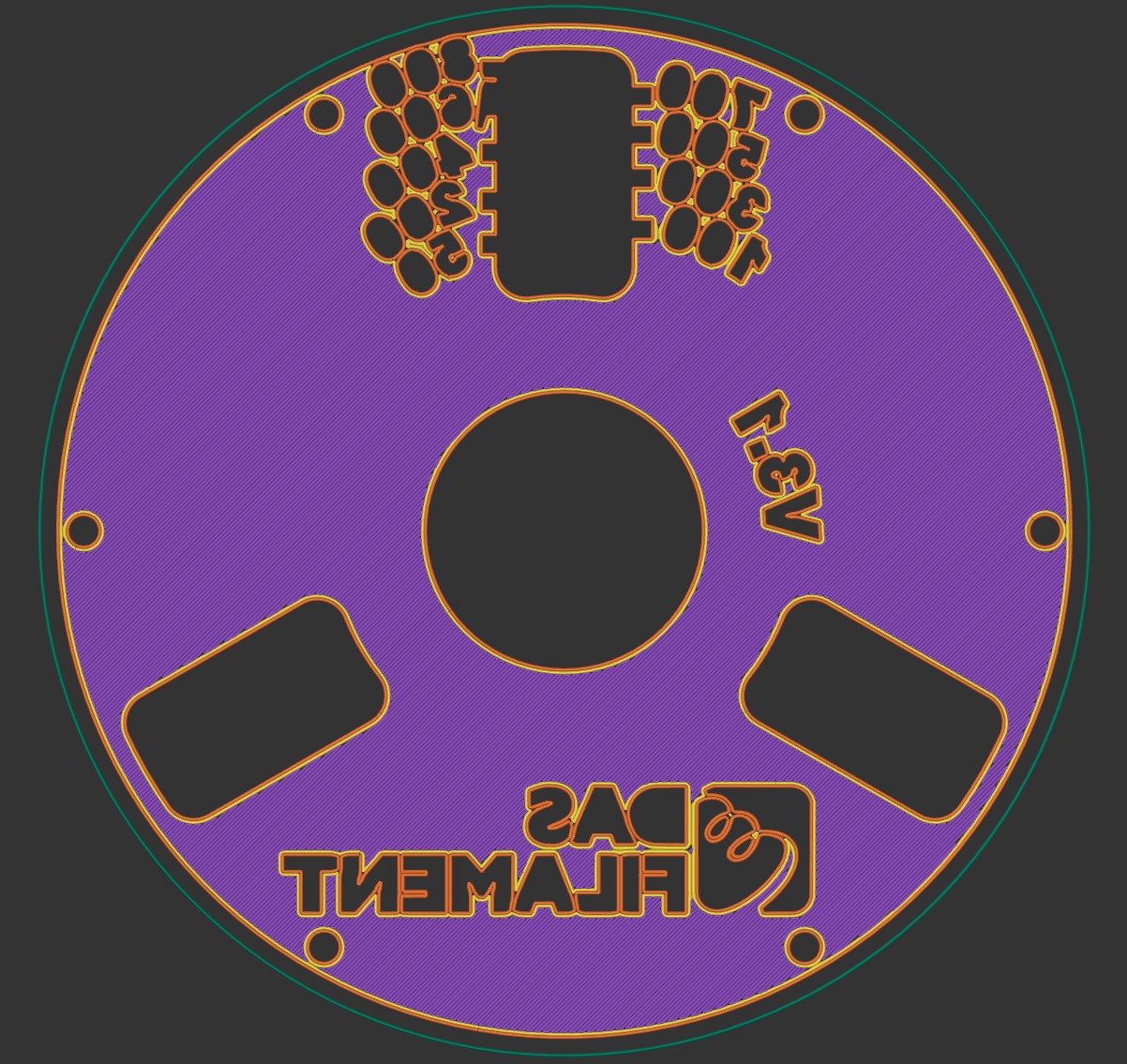 Master Spool Improved for Printability (Remix from "DasFilament") by ...