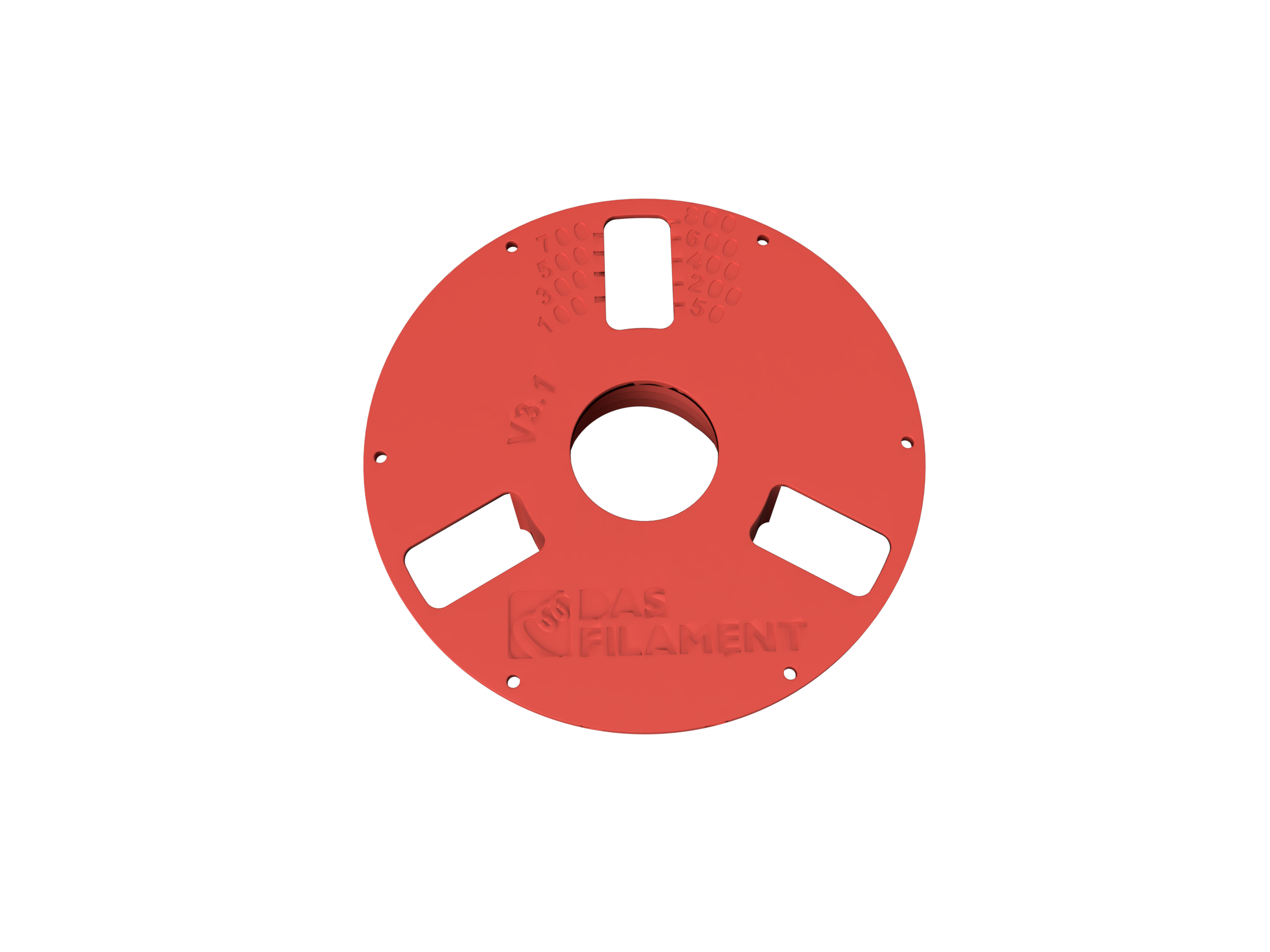 Master Spool Improved for Printability (Remix from "DasFilament") by ...