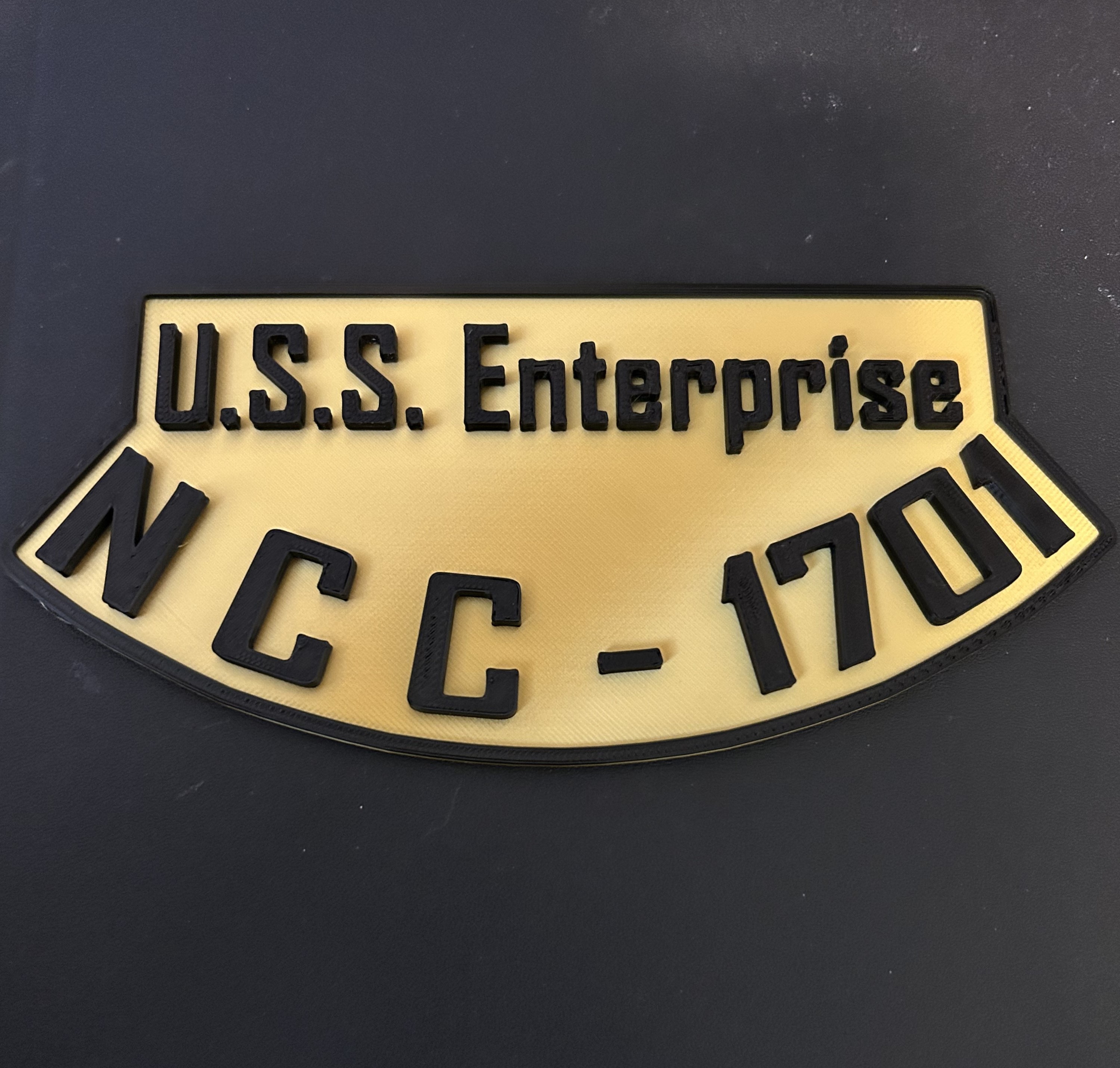 USS Enterprise emblem by Sandy Wrestler | Download free STL model ...