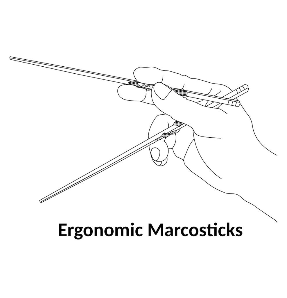 Model E1 Ergonomic Marcosticks by Marcosticks | Download free STL model ...