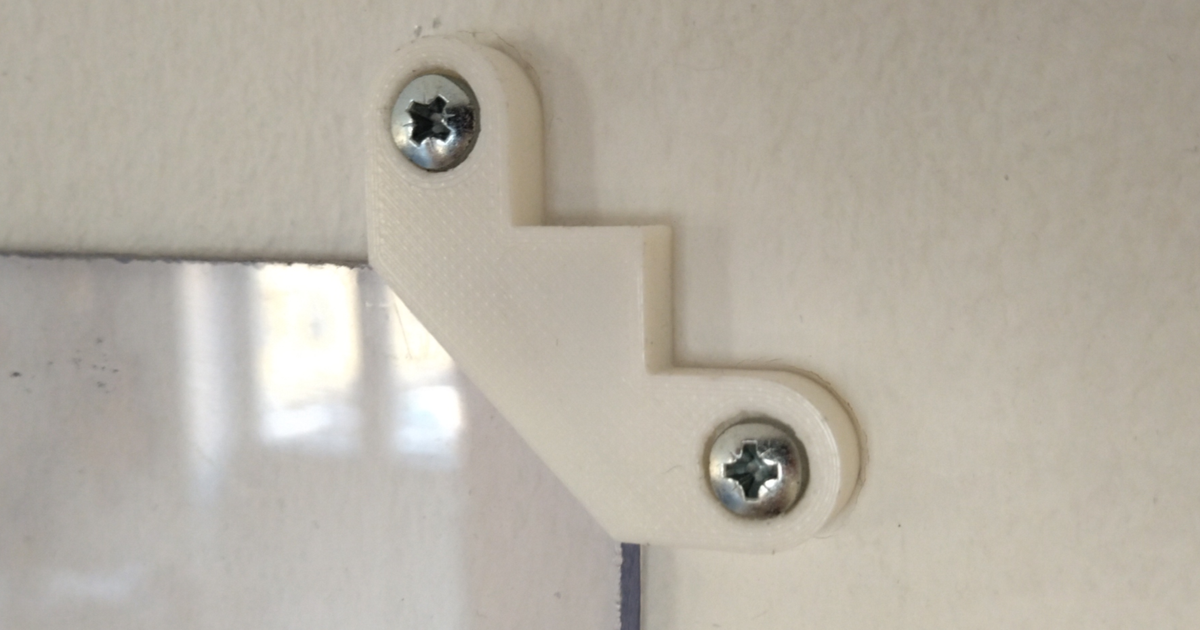 Whiteboard corner bracket by JWcph | Download free STL model ...