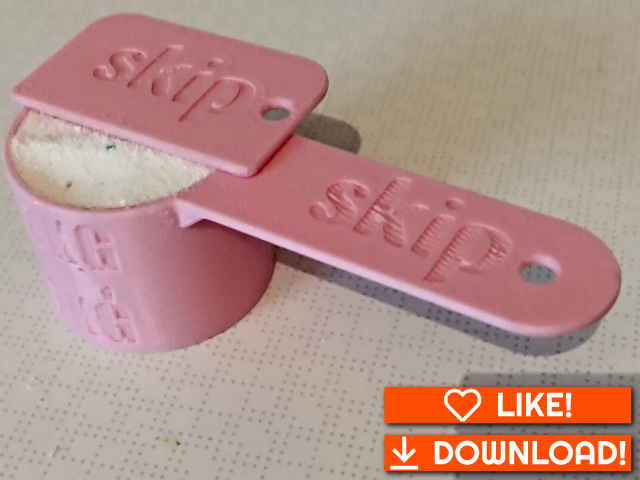 Skip Detergent Powder Scoop, with Scraper! by Gabriel | Download free ...