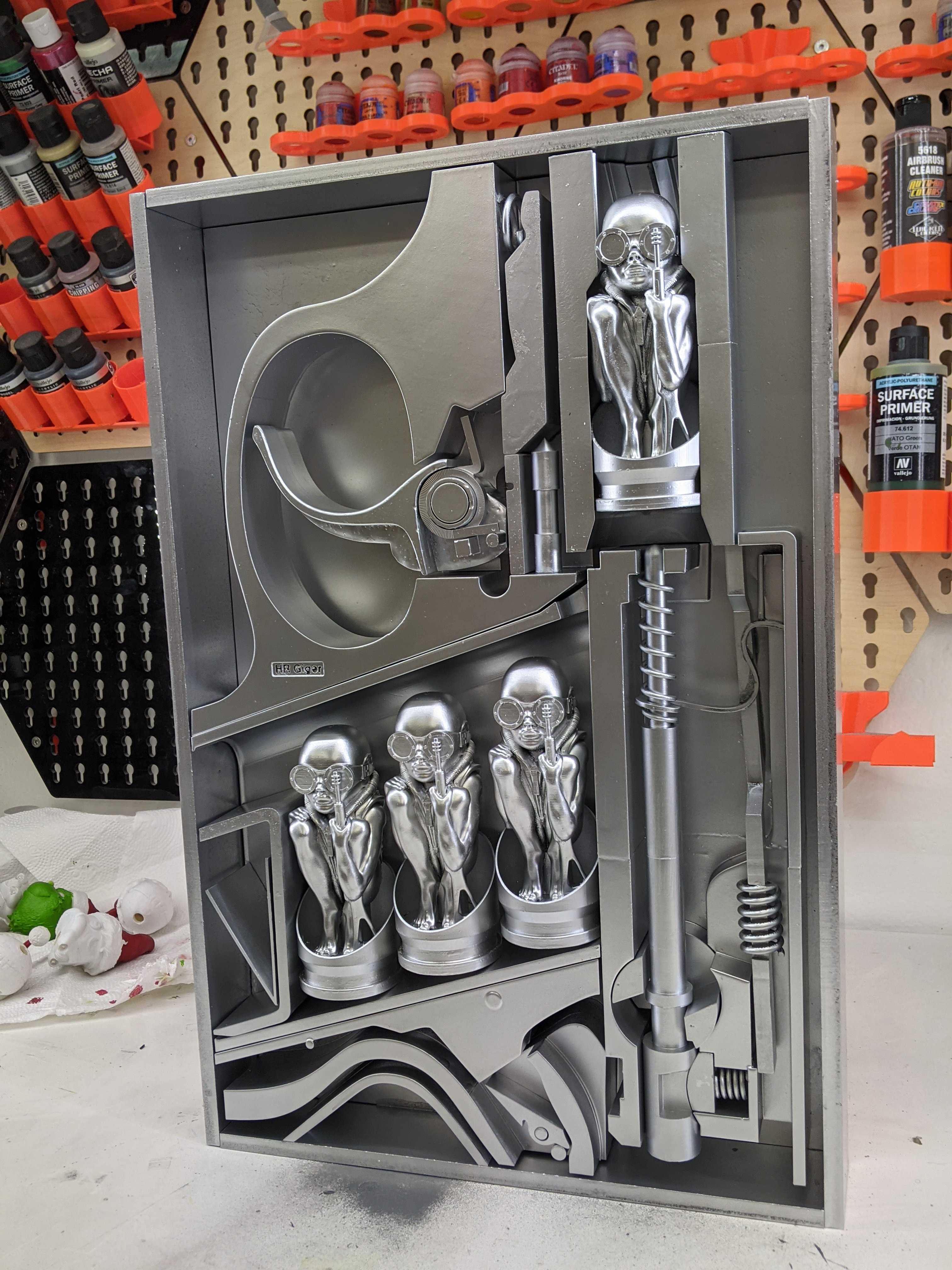 Birth Machine - HR Giger von David Warboss | Kostenloses STL-Modell ...