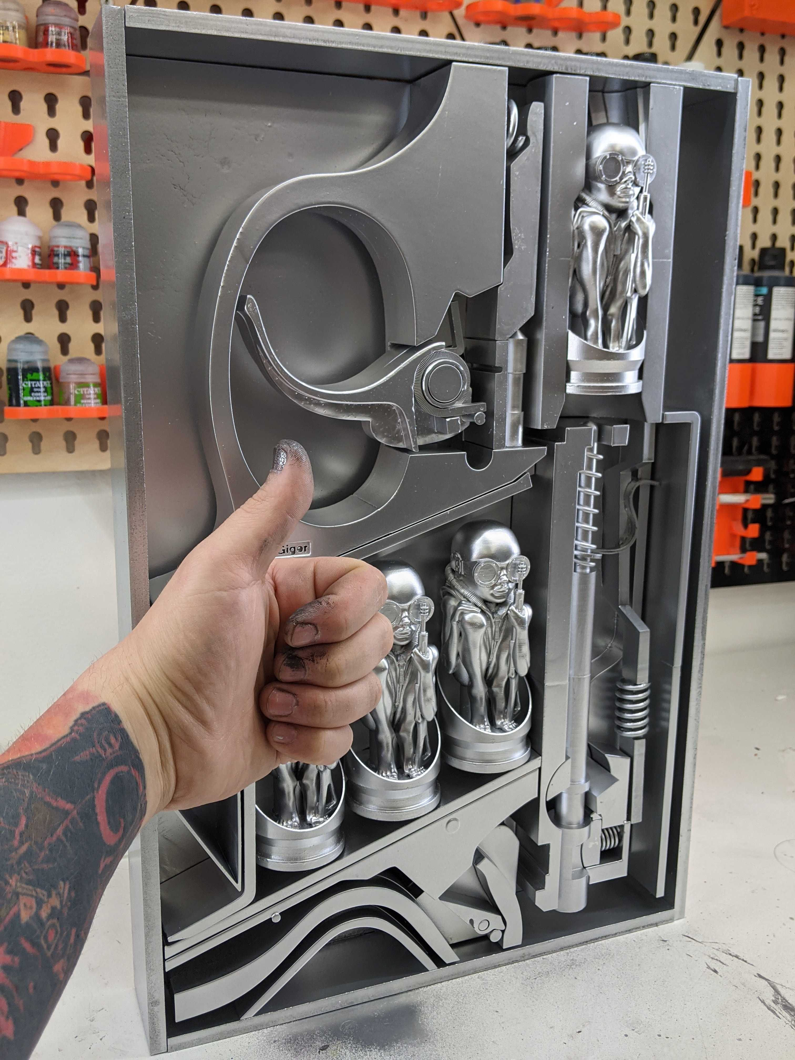 Birth Machine - HR Giger by Prusa Guy | Download free STL model ...