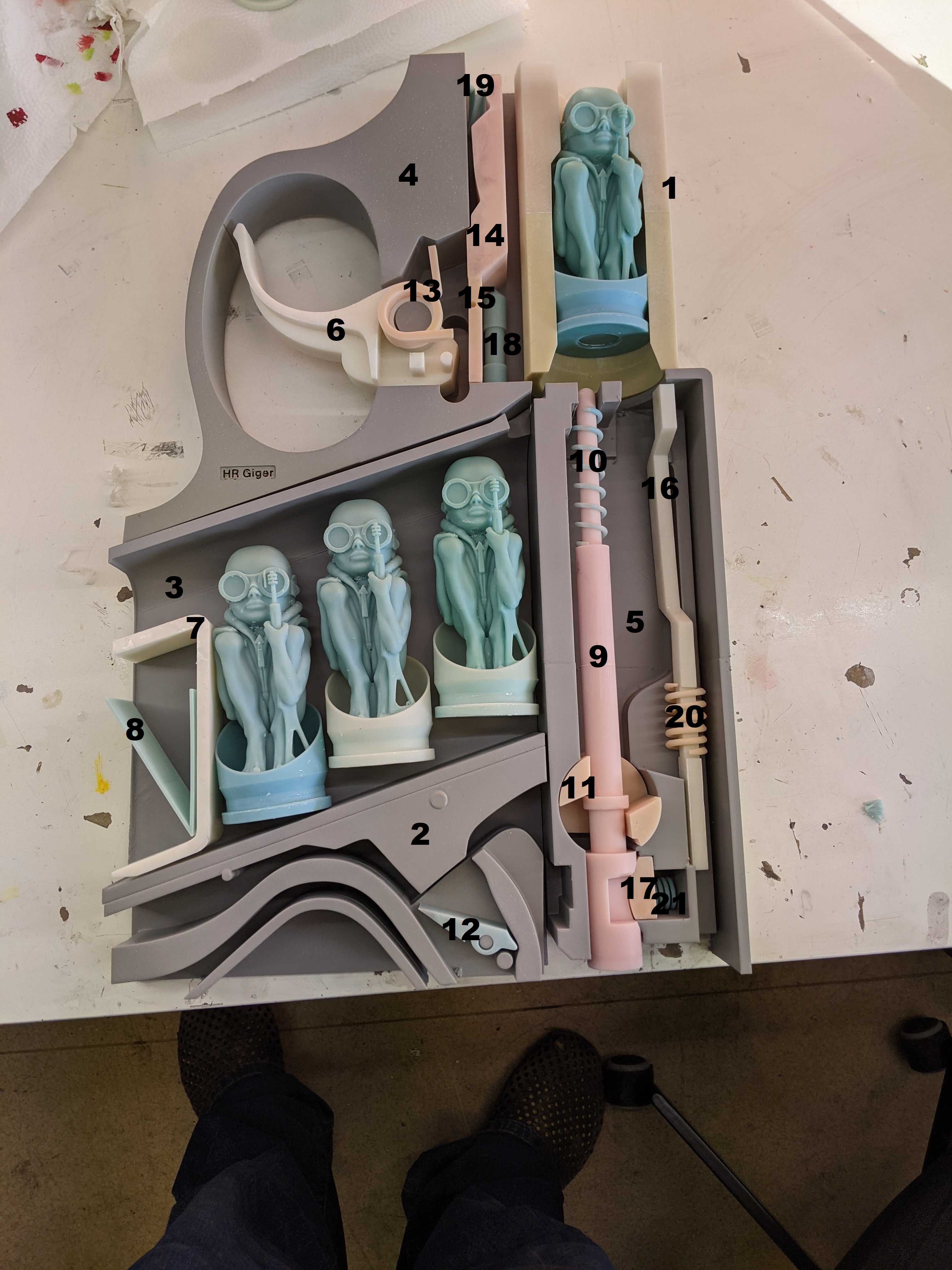 Birth Machine - HR Giger by Prusa Guy | Download free STL model ...