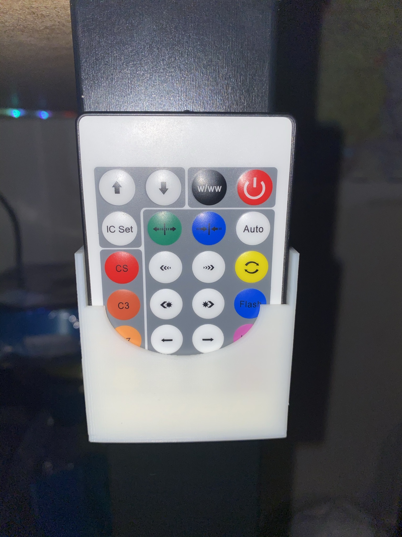 Remote Holder (LED Remotecontroller) by Dave | Download free STL model ...
